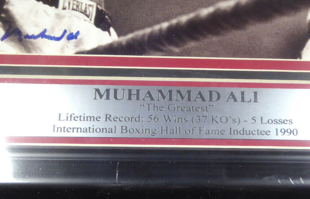 Muhammad Ali Authentic Autographed Signed Framed 8x10 Photo PSA/DNA CO ...
