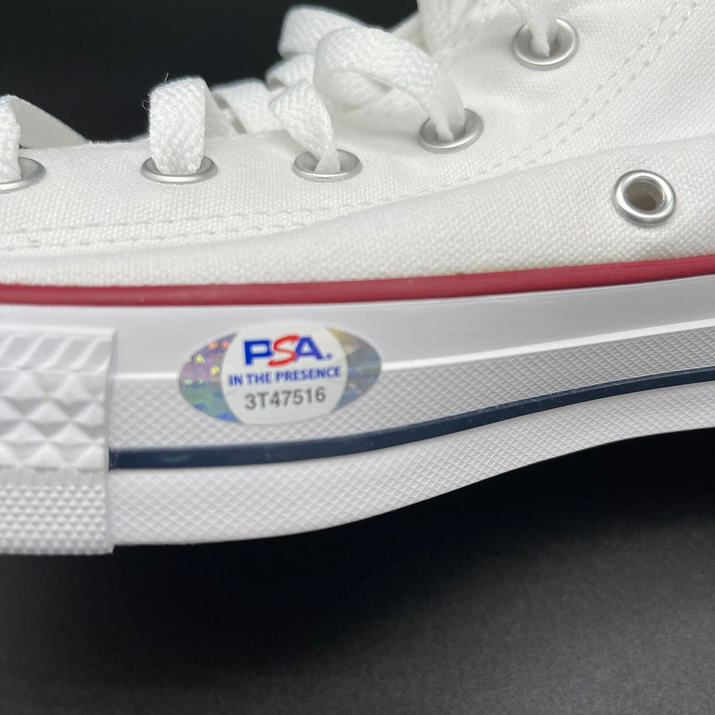 Jerry West signed Converse Chuck Taylor Right Shoe PSA/DNA Los Angeles ...