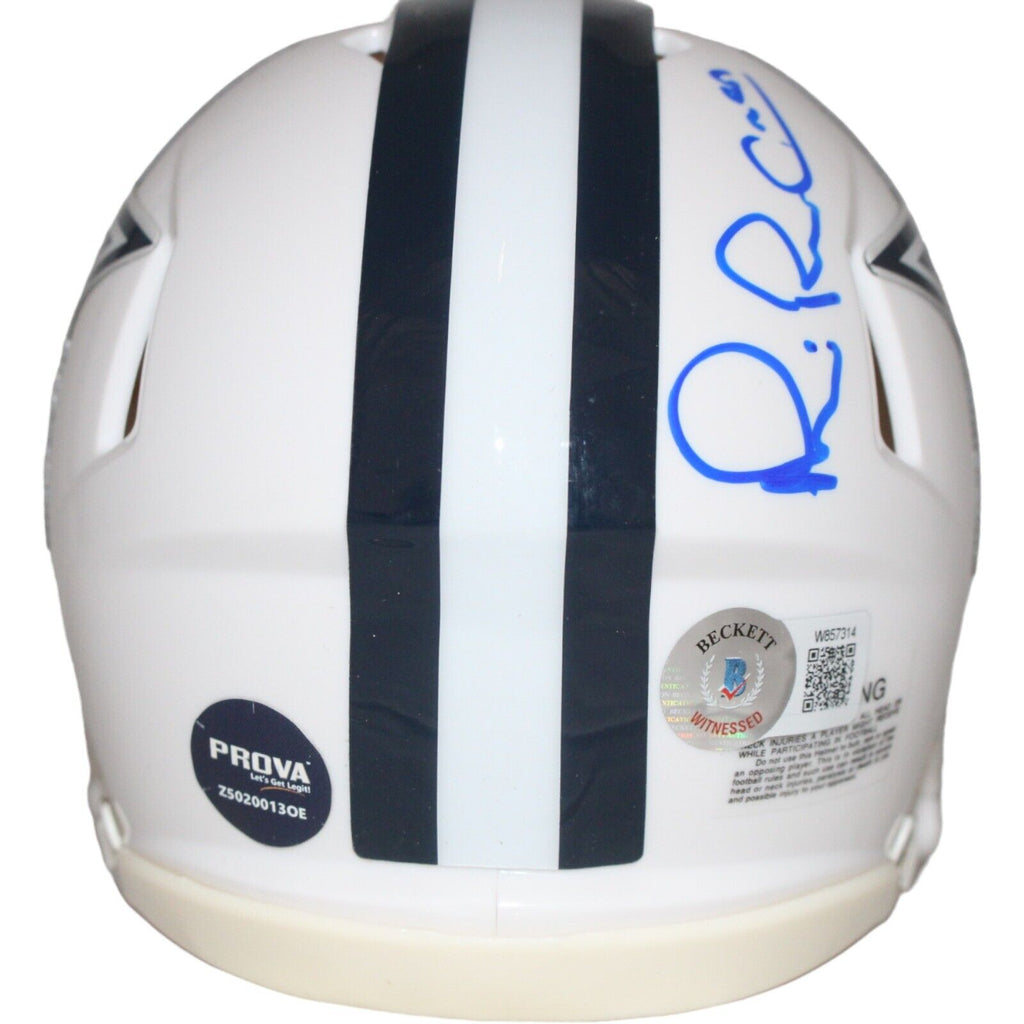 Michael Irvin Signed Dallas Cowboys Alt 22 Mini Helmet Beckett 42048 ...