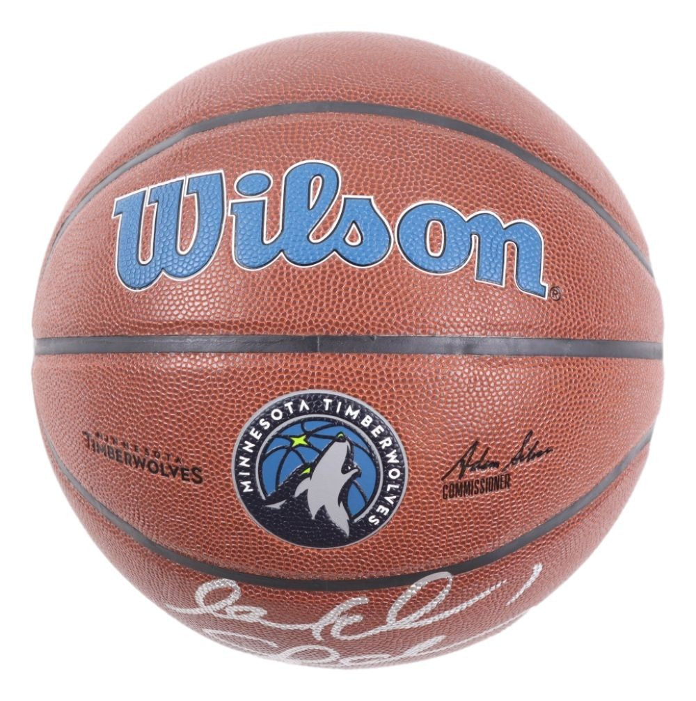 Stephon Marbury Signed NBA T'Wolves Wilson Logo Basketball Starbury BA ...