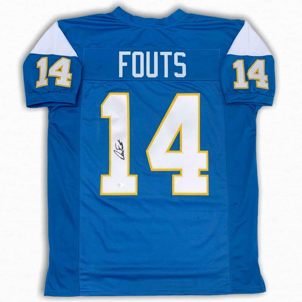 Dan Fouts Autographed SIGNED Jersey - Powder Blue - Beckett Authentic ...