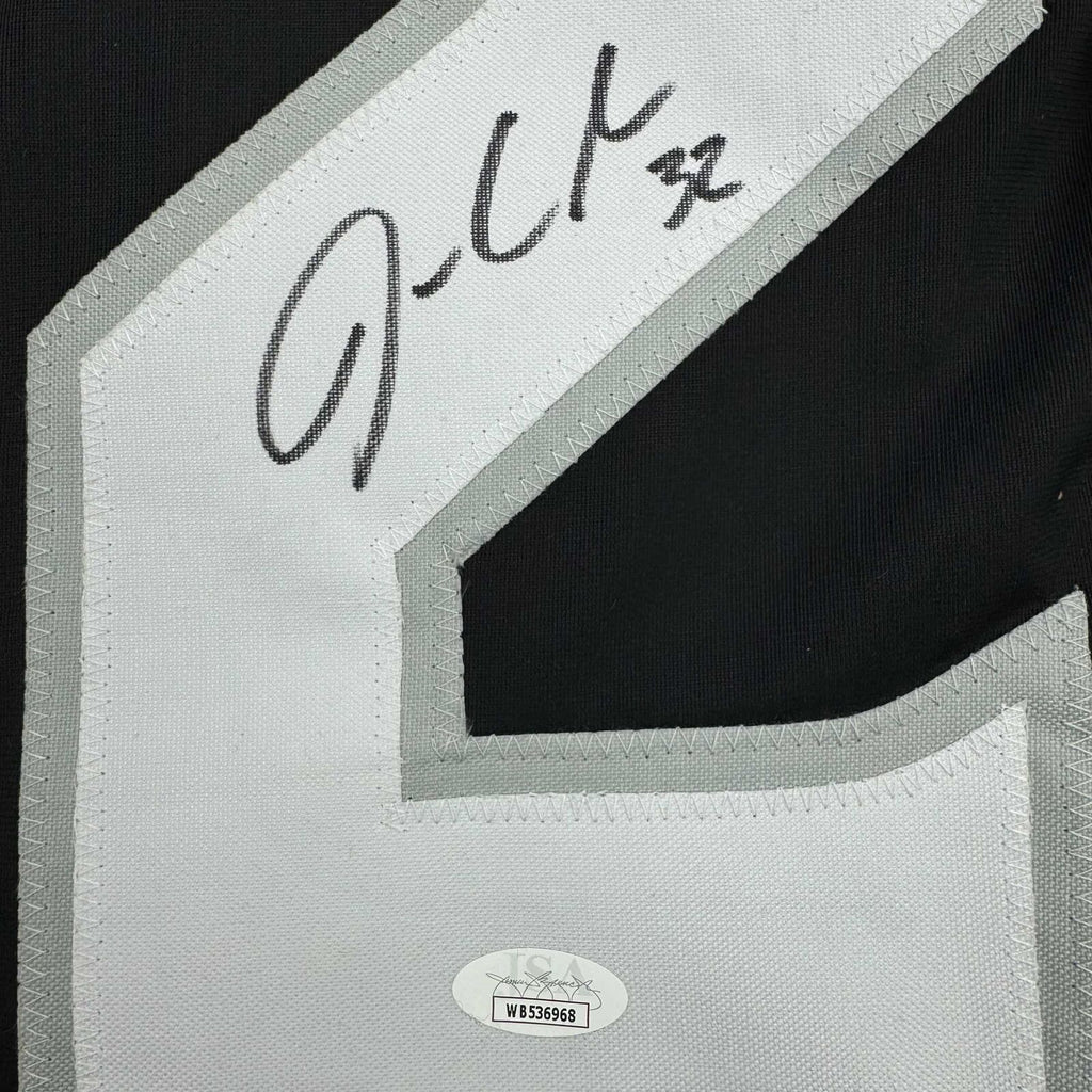 Autographed/Signed Jonathan Quick Los Angeles LA Black Hockey Jersey J ...