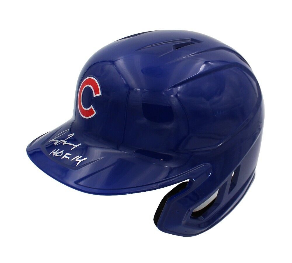 Greg Maddux Signed Chicago Cubs Rawlings Match Pro MLB Helmet With "HO ...