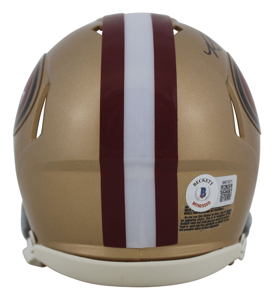 49ers Ronnie Bell Authentic Signed Speed Mini Helmet BAS Witnessed ...