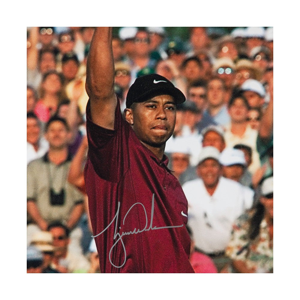 TIGER WOODS Autographed 2001 Masters 20 x 24 Photo UDA – Super Sports ...