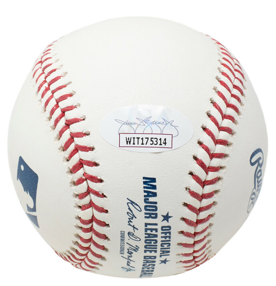 Andre Dawson Signed Chicago Cubs MLB Baseball The Hawk JSA ITP – Super ...