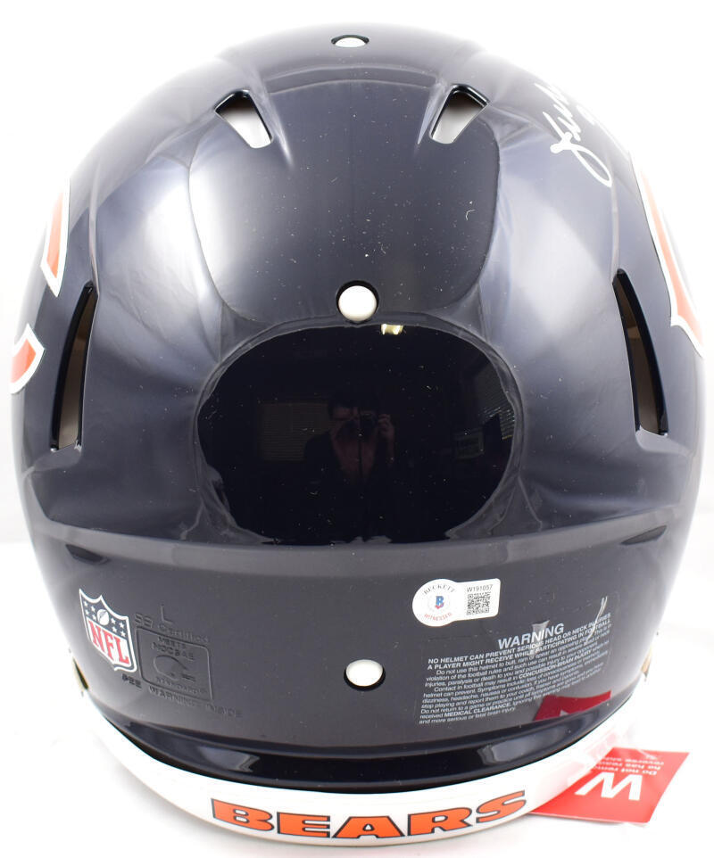Jim McMahon Autographed Chicago Bears F/S Speed Authentic Helmet -Beck ...