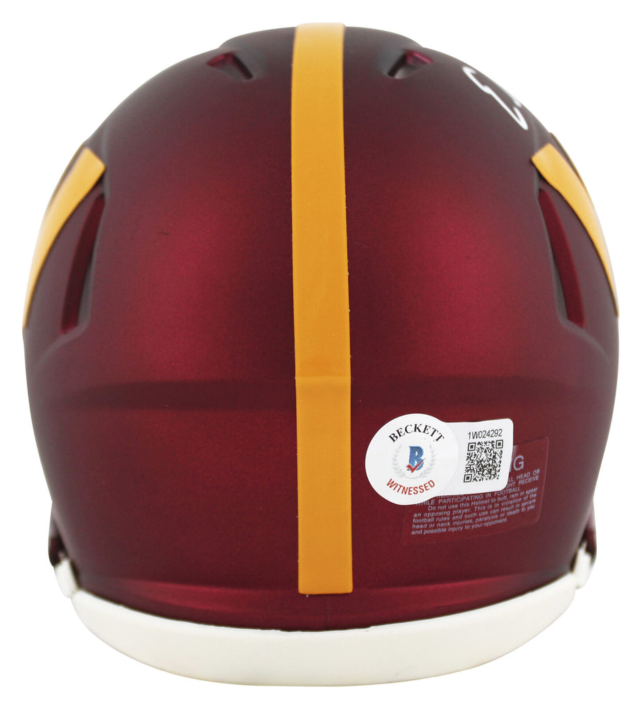 Commanders Emmanuel Forbes Authentic Signed Speed Mini Helmet BAS Witn ...