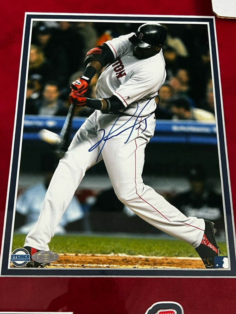 Manny Ramirez & David Ortiz Signed Autographed Photos Framed To 19x23 ...