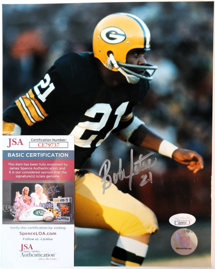 Bob Jeter Autographed Green Bay Packers 8x10 Photo JSA COA – Super ...