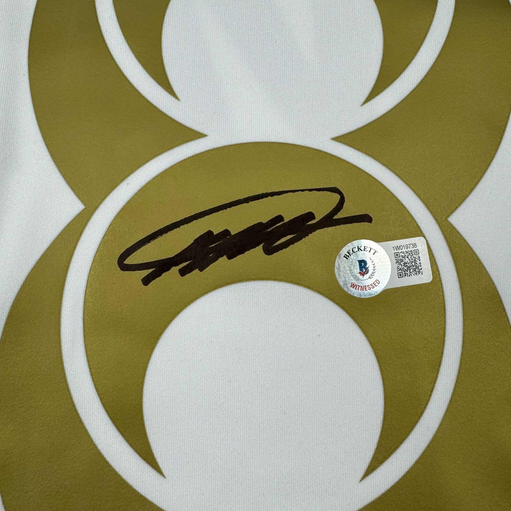 Framed Autographed/Signed Ricardo Kaka 35x39 Real Madrid White Jersey ...