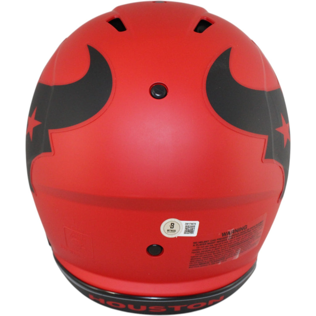 Nico Collins Signed Houston Texans Authentic Rave Helmet Beckett Witne ...