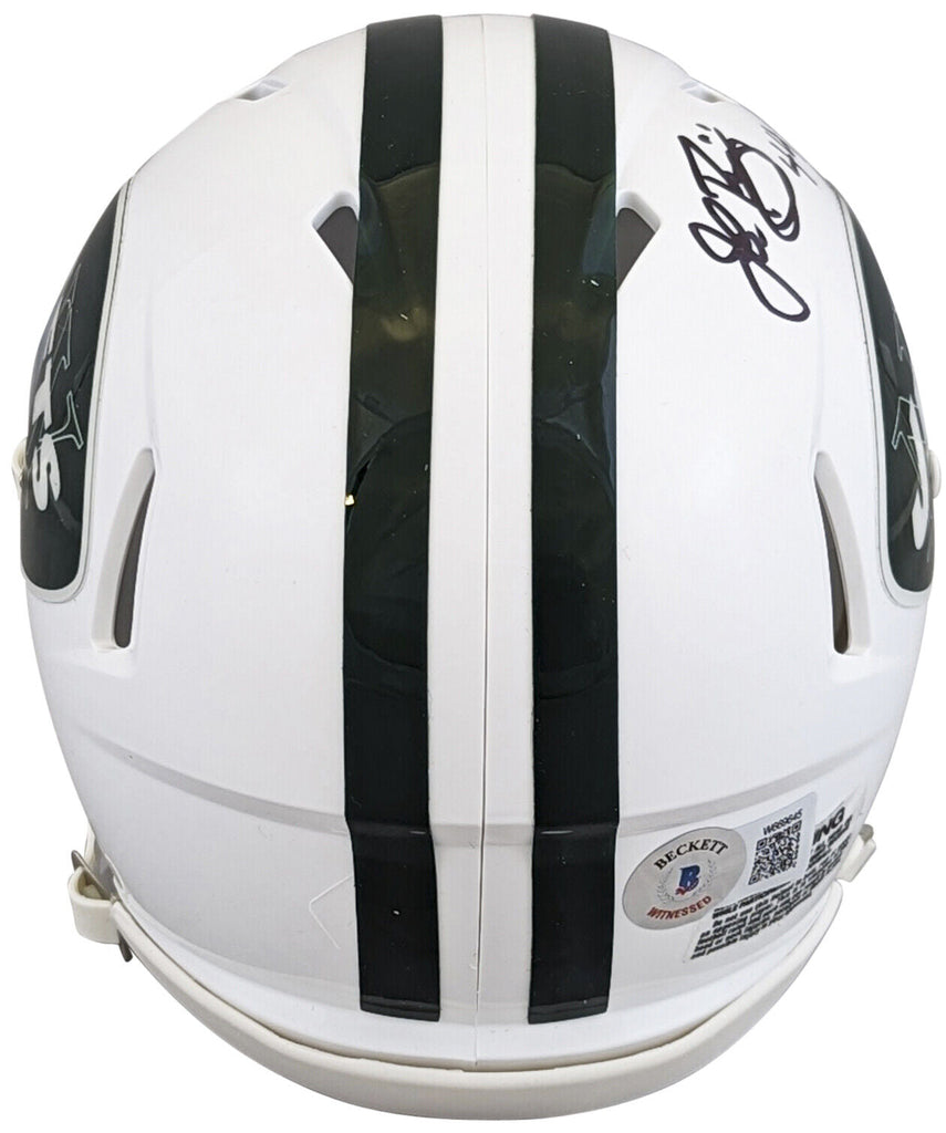 Jets John Riggins Authentic Signed 65-77 TB Speed Mini Helmet BAS Witn ...