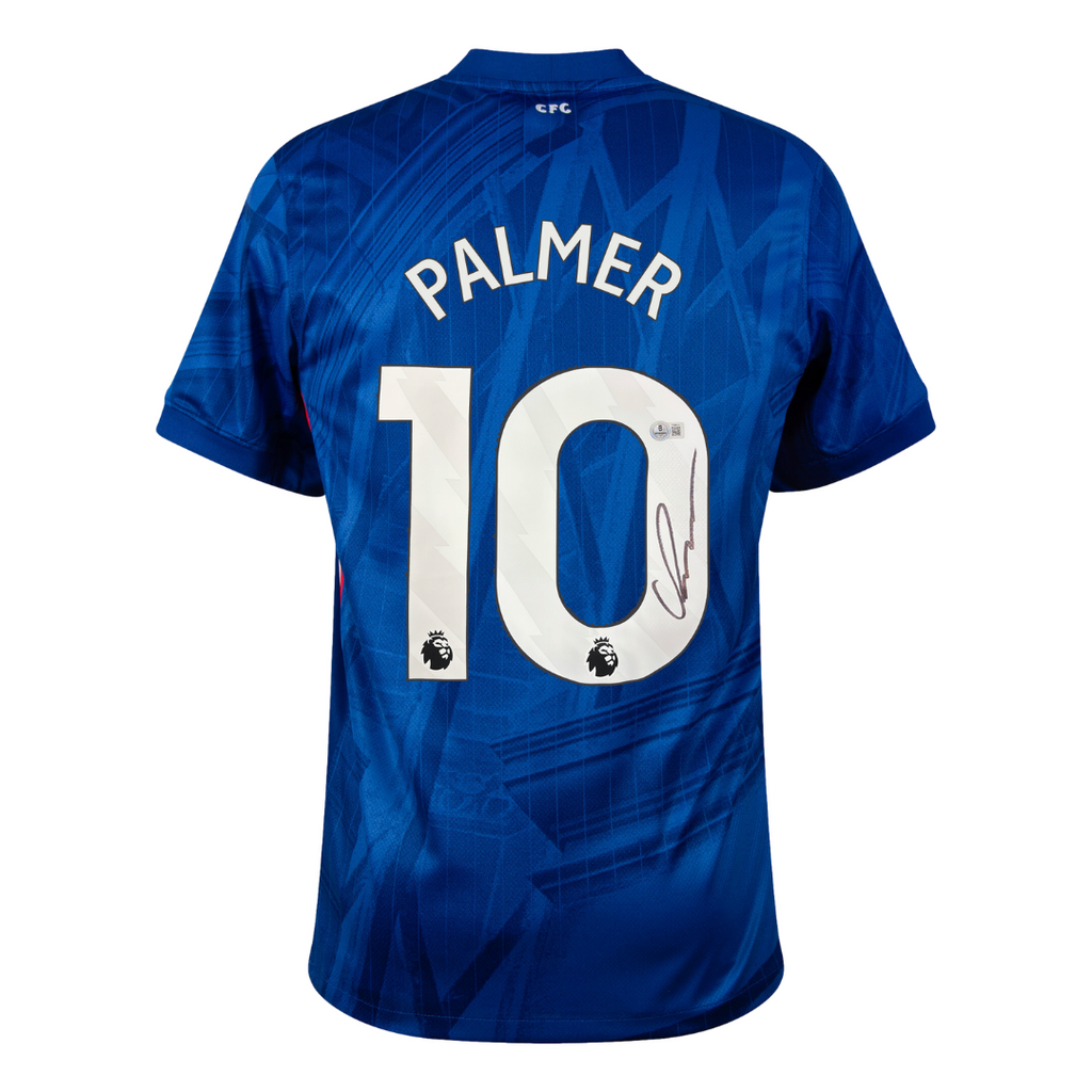 Cole Palmer Signed Chelsea FC 2025-26 Home Soccer Jersey #10 with Beck ...
