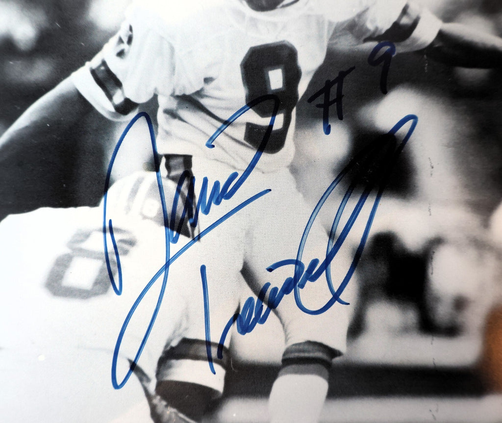 David Treadwell Autographed Denver Broncos B/W 8x10 Photo JSA COA ...