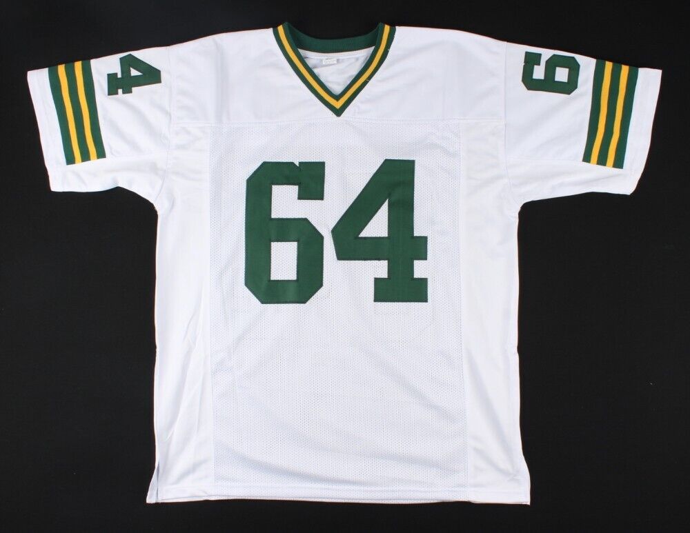 Jerry Kramer Signed Green Bay Packer Jersey Inscribed "H.O.F. 2018" (R ...