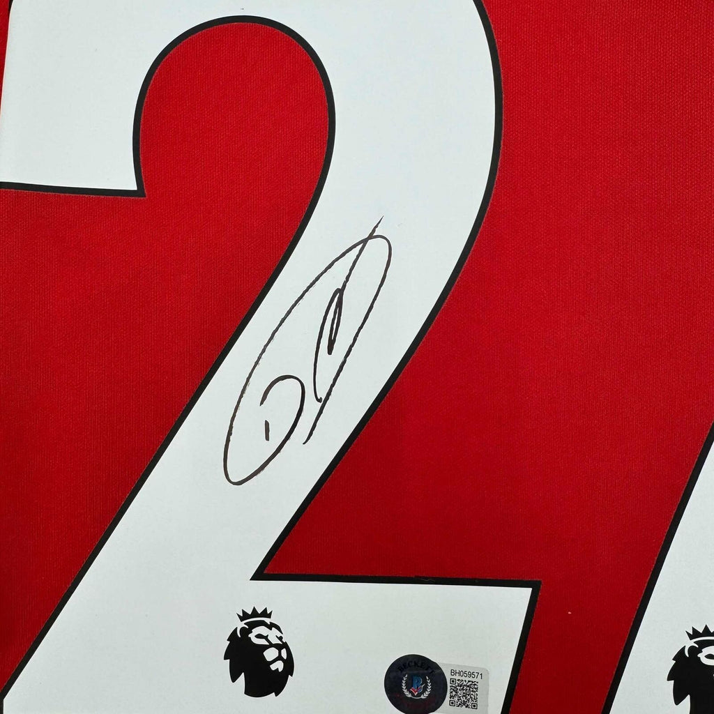 Autographed/Signed Darwin Nunez Liverpool Red Soccer Jersey Beckett BA ...