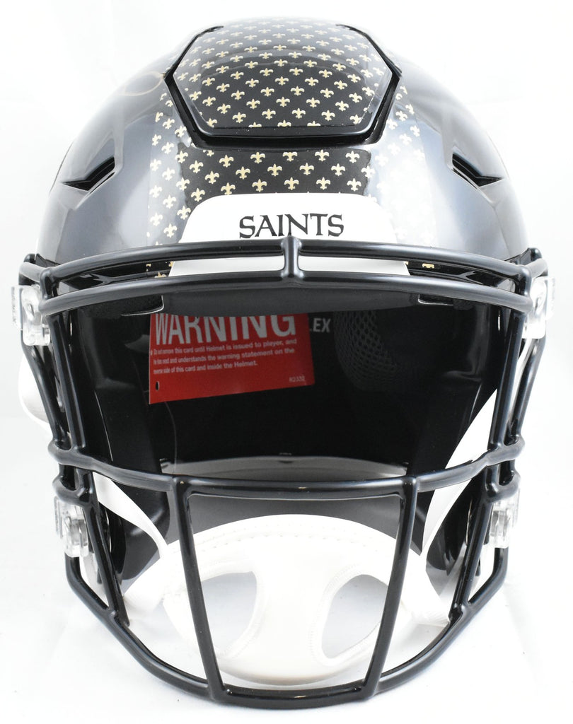Alvin Kamara Autographed Saints F/S Alt 22 Speed Flex Helmet-Beckett W ...
