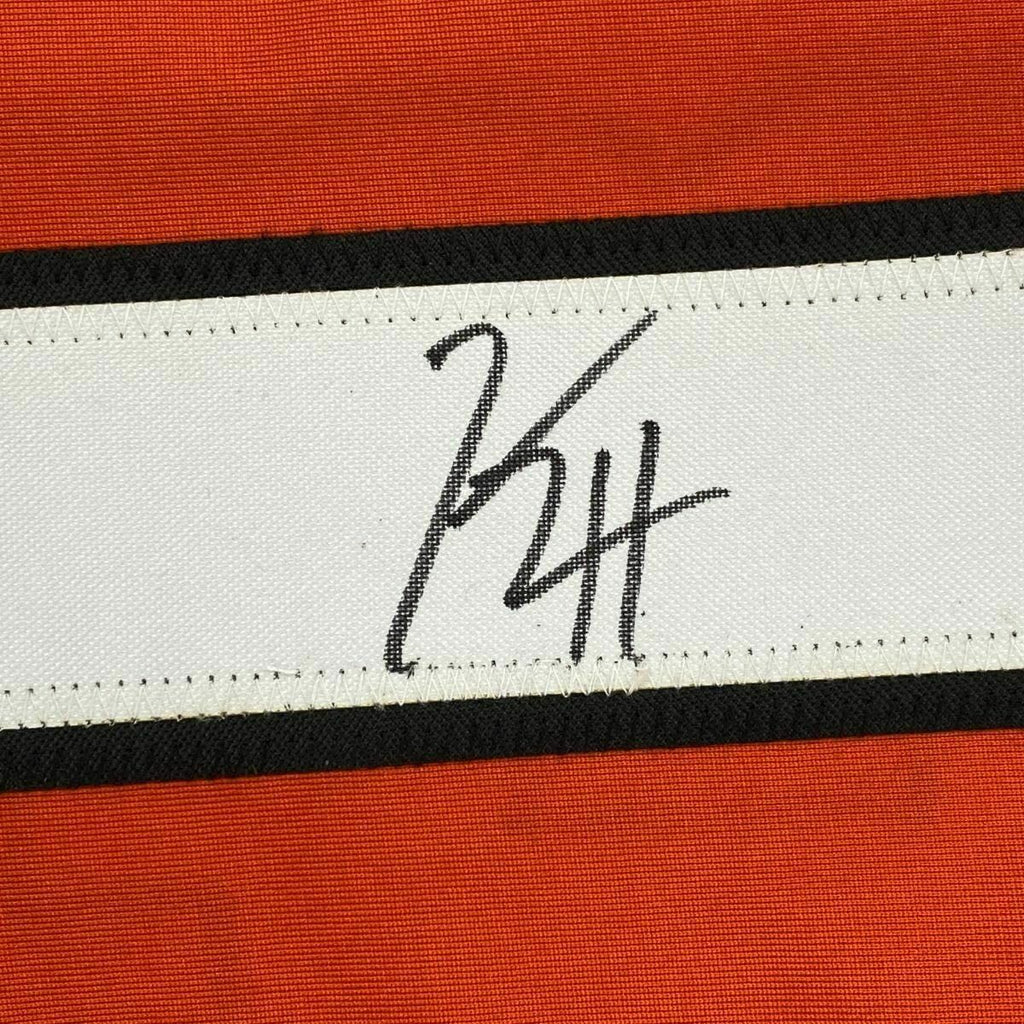 FRAMED Autographed/Signed KEVIN HAYES 33x42 Philadelphia Orange Jersey ...