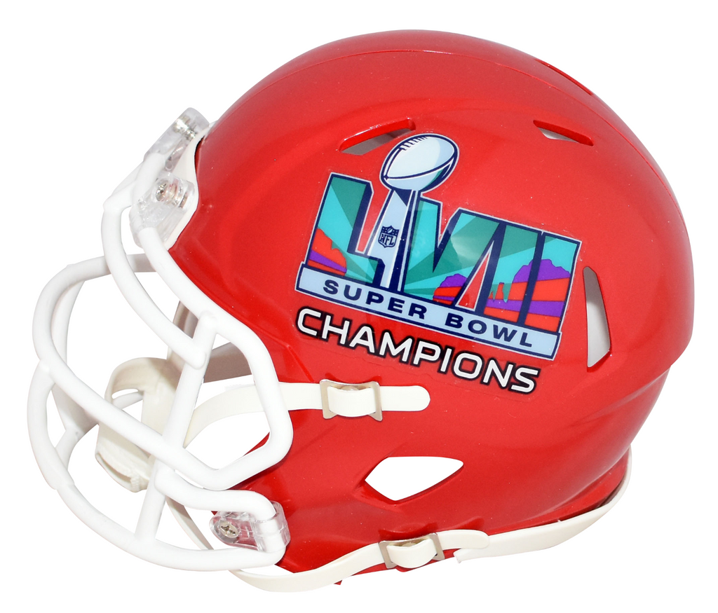 PATRICK MAHOMES SIGNED KANSAS CITY CHIEFS SUPER BOWL LVII 57 MINI HELM ...