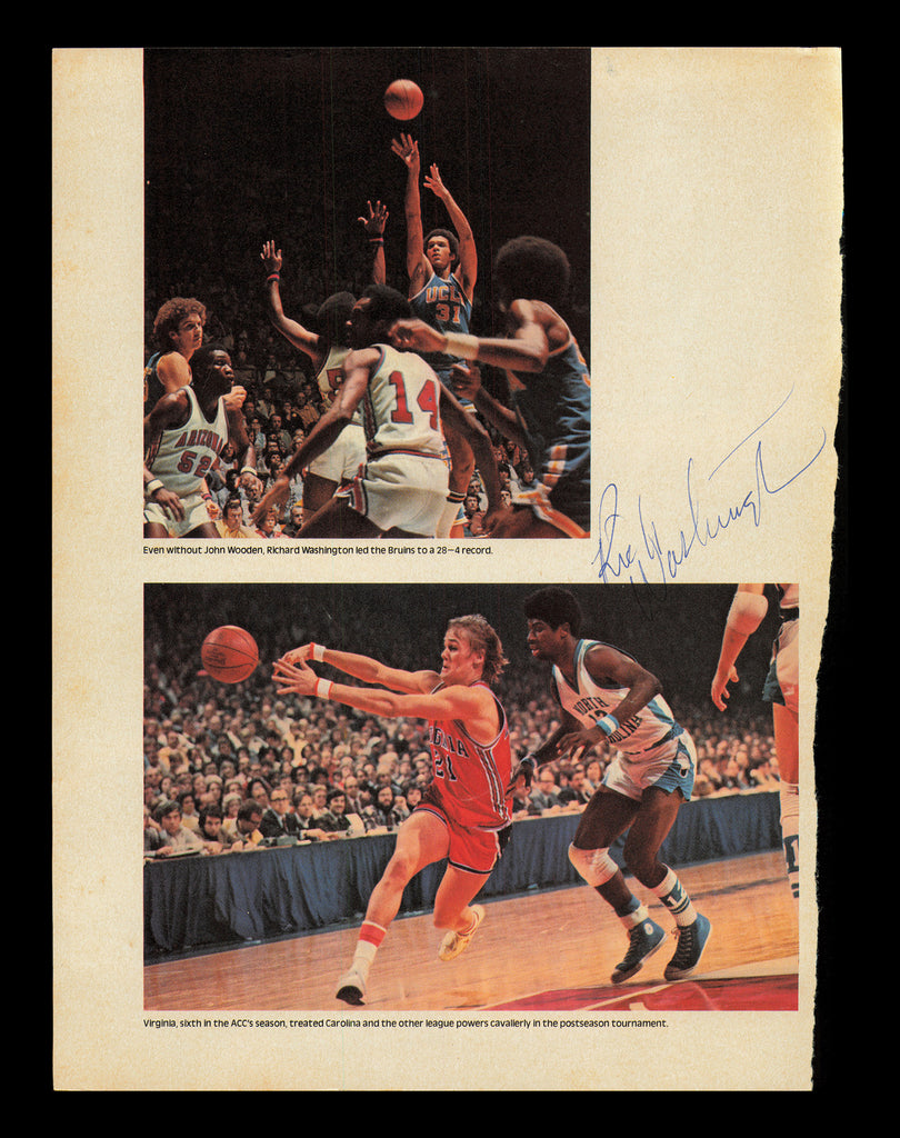 Benson, May & Washington Autographed 8x11 Magazine Photo Indiana 23810 ...