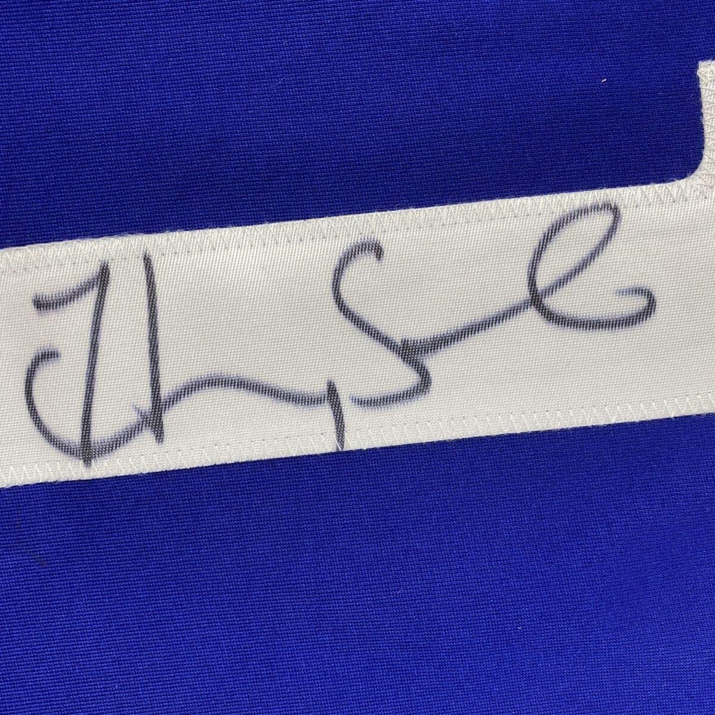 Autographed/Signed Hope Solo Blue Soccer Team USA World Cup Jersey JSA ...