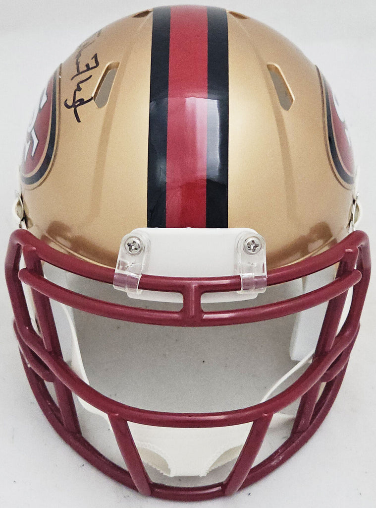 WILLIAM FLOYD AUTOGRAPHED 49ERS MINI HELMET BAR NONE BECKETT 221144 ...