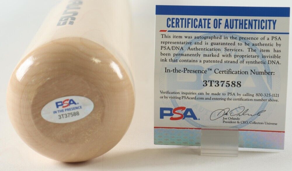 Christopher Morel Signed Rawlings Bat Inscribed 1st AB HR (PSA COA) Ch ...