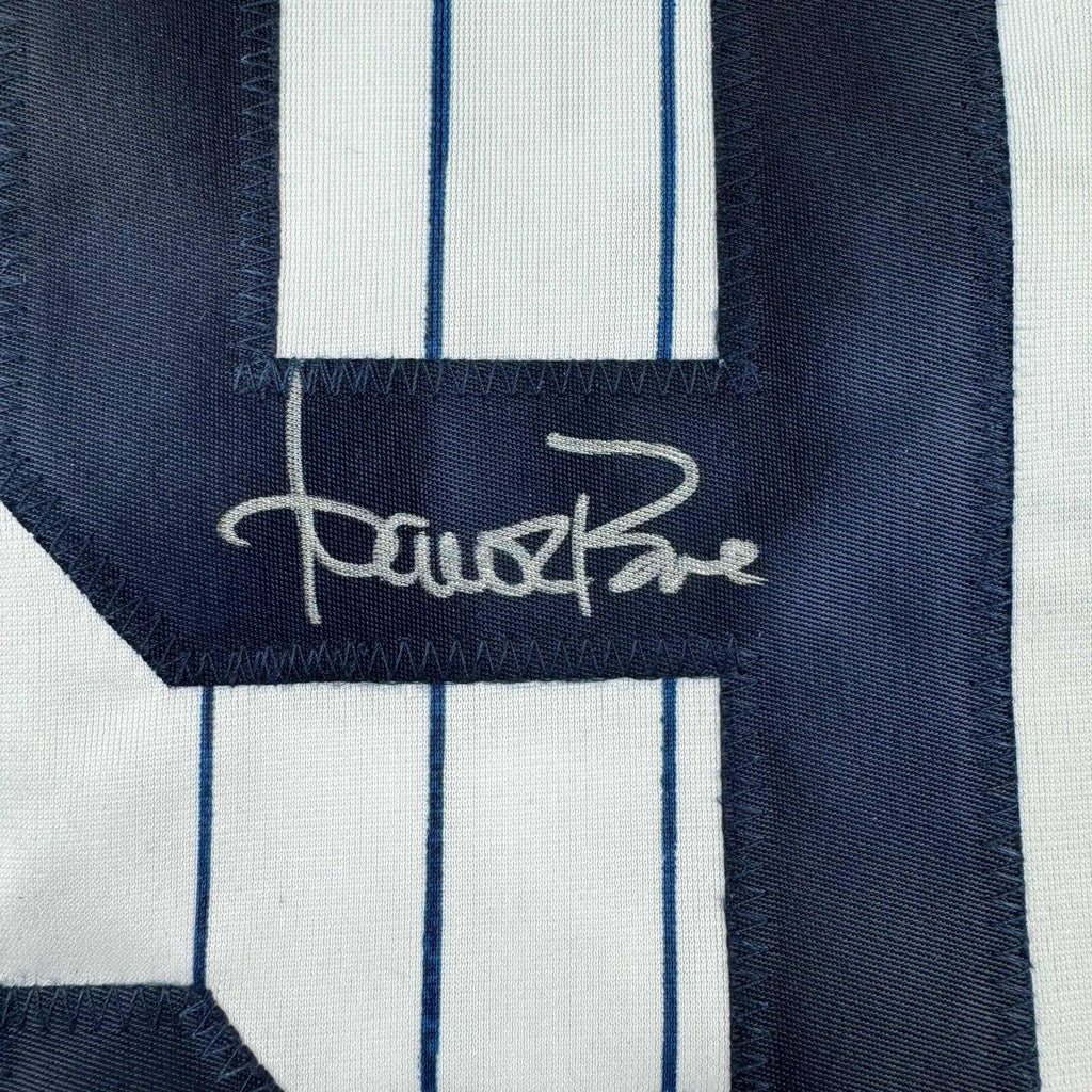 Autographed/Signed Aaron Boone New York Pinstripe Baseball Jersey Beck ...