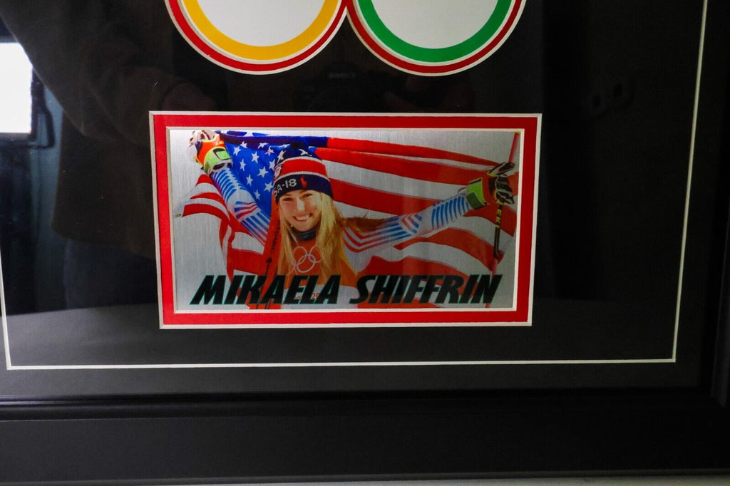 Makaela Shiffrin Autographed Olympics 8X10 Frame – Super Sports Center