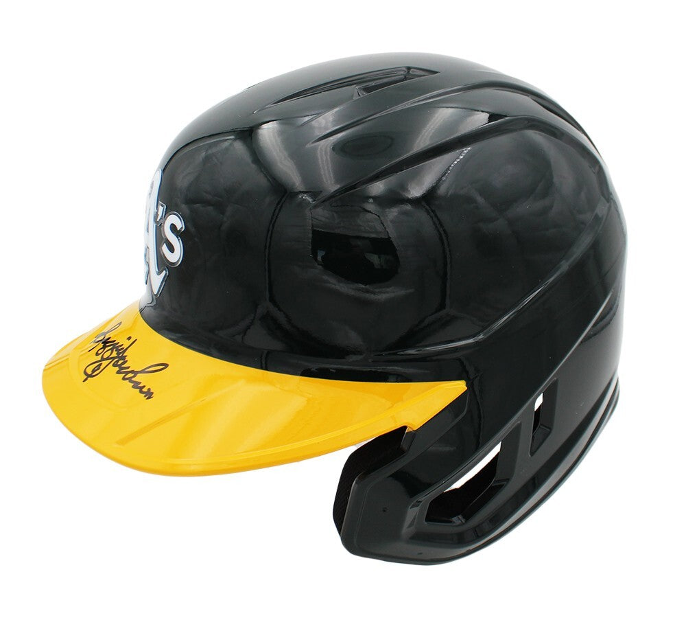 Reggie Jackson Signed Oakland Athletics Rawlings Mach Pro Batting Helm ...