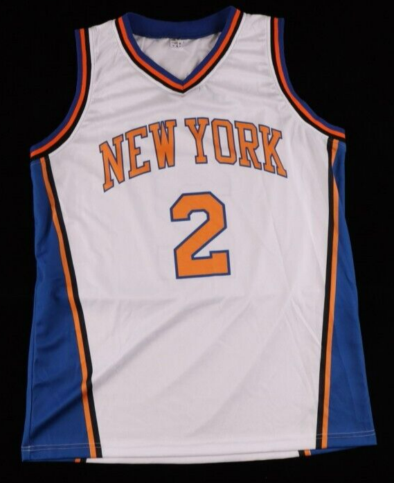 Larry Johnson Signed New York Knicks Jersey (Steiner) #1 Overall Draft ...