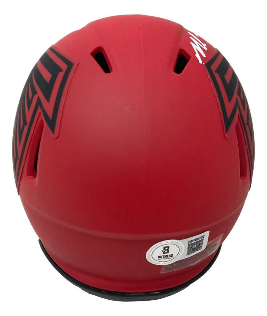 Michael Vick Signed Atlanta Falcons Rave Mini Speed Helmet BAS – Super ...