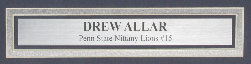 Drew Allar Autographed 16x20 Photo Penn State Framed JSA 200016 – Super ...
