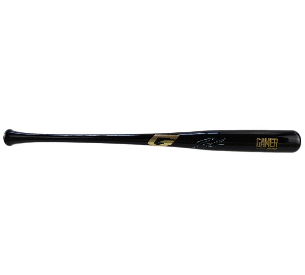 Ronald Acuna Jr. Signed Atlanta Braves Marucci Gamer Black MLB Bat ...