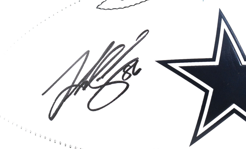 Luke Schoonmaker Autographed Dallas Cowboys Logo Football - Prova *Bla ...