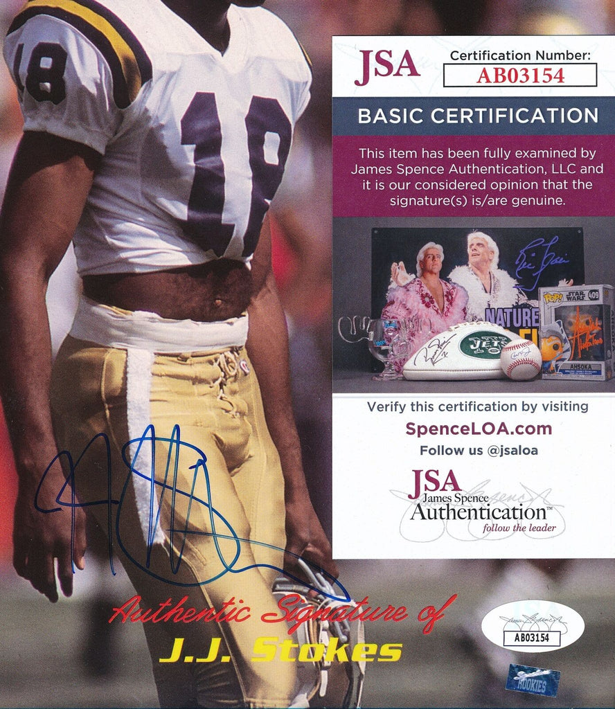 J.J. Stokes UCLA Signed/Autographed 8x10 Photo JSA 166926 – Super ...