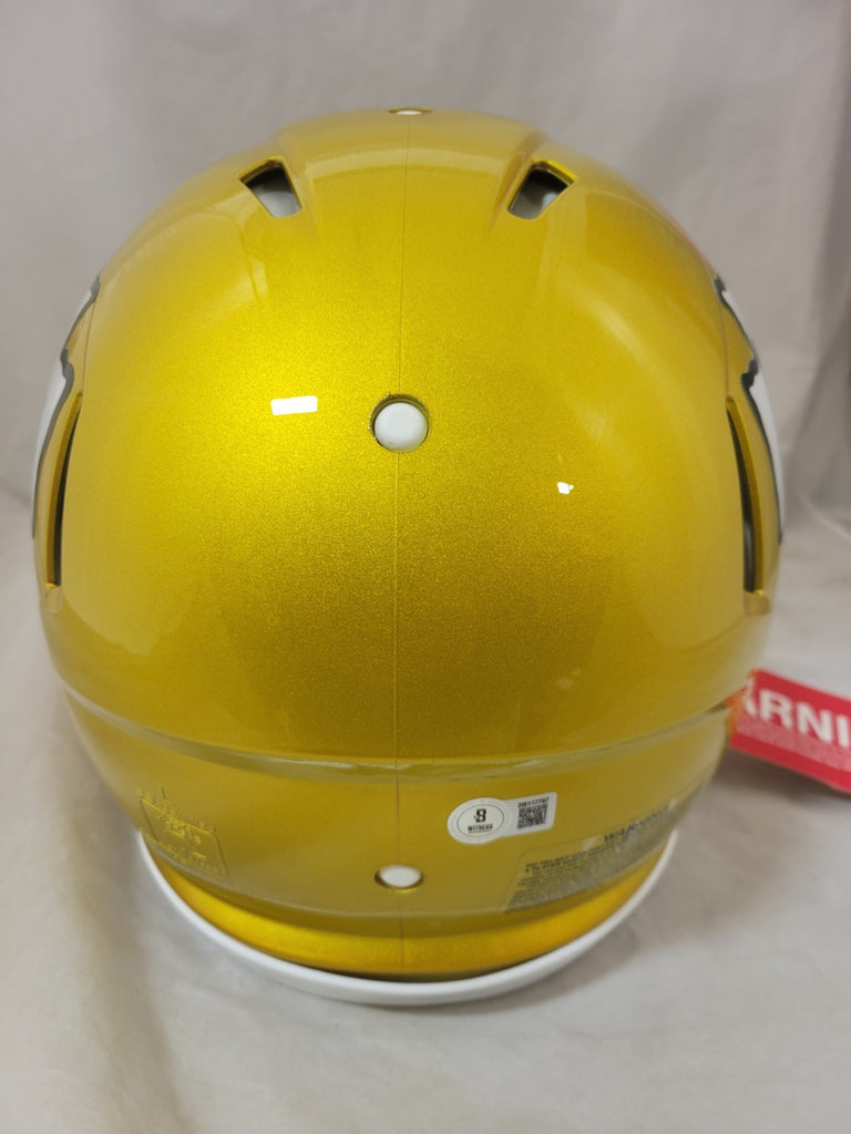 RASHEE RICE SIGNED KANSAS CITY CHIEFS FLASH SPEED AUTHENTIC HELMET BEC ...