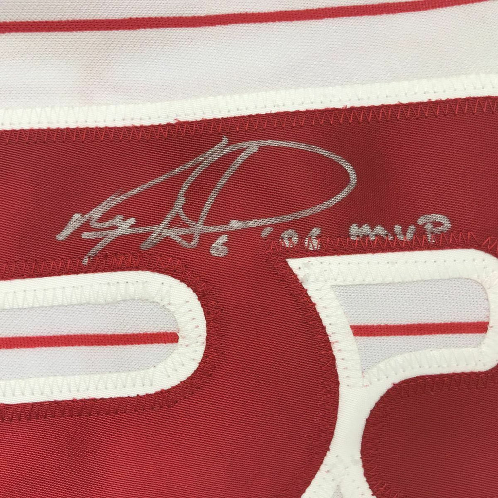 Autographed/Signed RYAN HOWARD 06 MVP Philadelphia Pinstripe Jersey JS ...