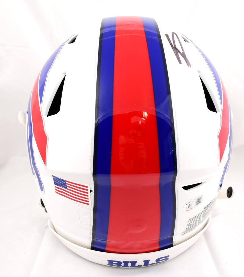 Stefon Diggs Autographed Buffalo Bills F/S SpeedFlex Helmet-Beckett W ...