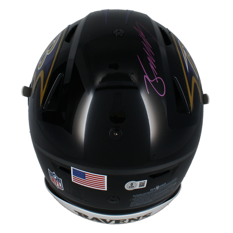 Zay Flowers Autographed Baltimore Ravens Authentic Speedflex Helmet Be ...