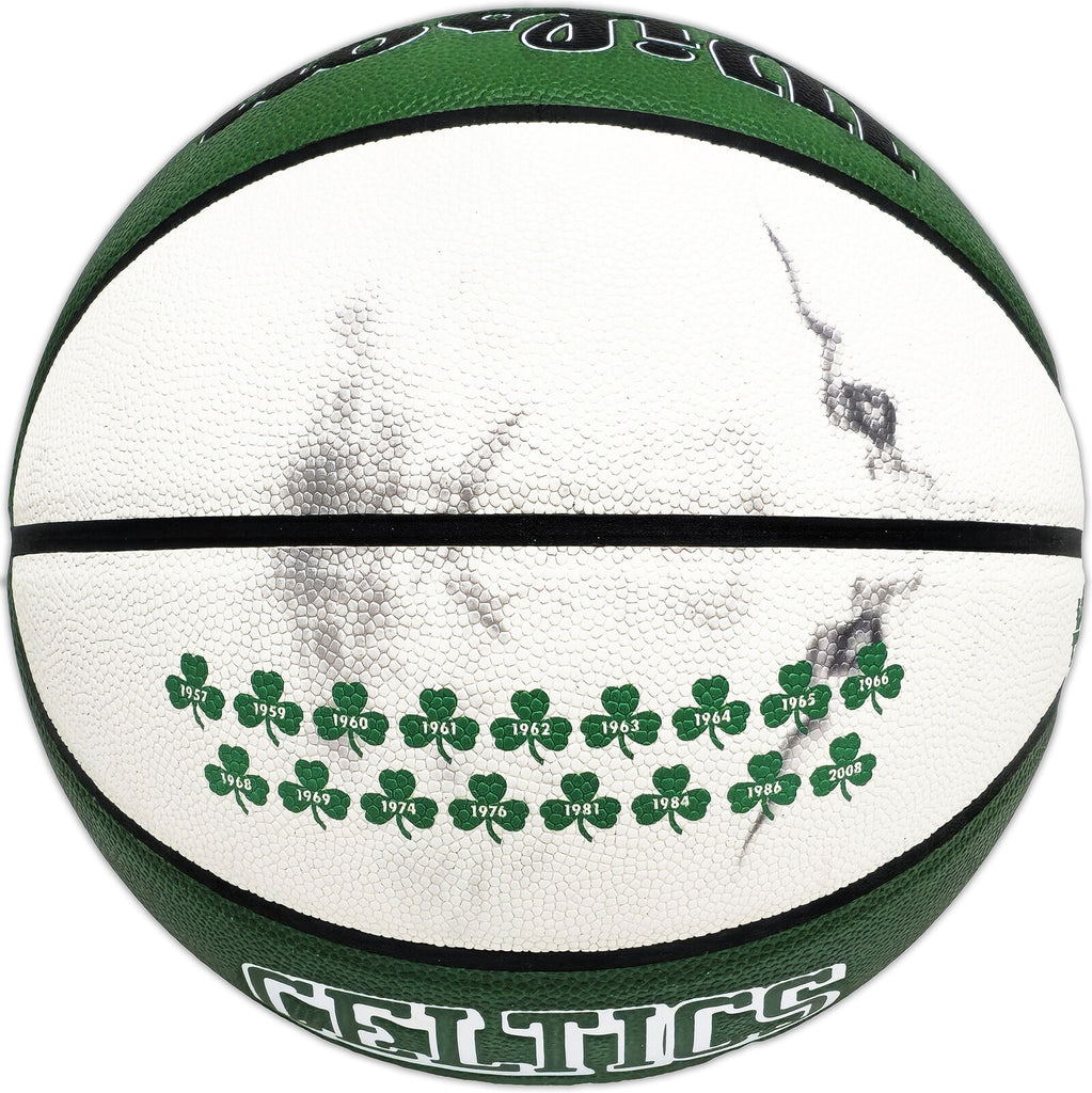 LARRY BIRD AUTOGRAPHED CITY EDITION SMOKE LOGO BASKETBALL CELTICS BECK ...
