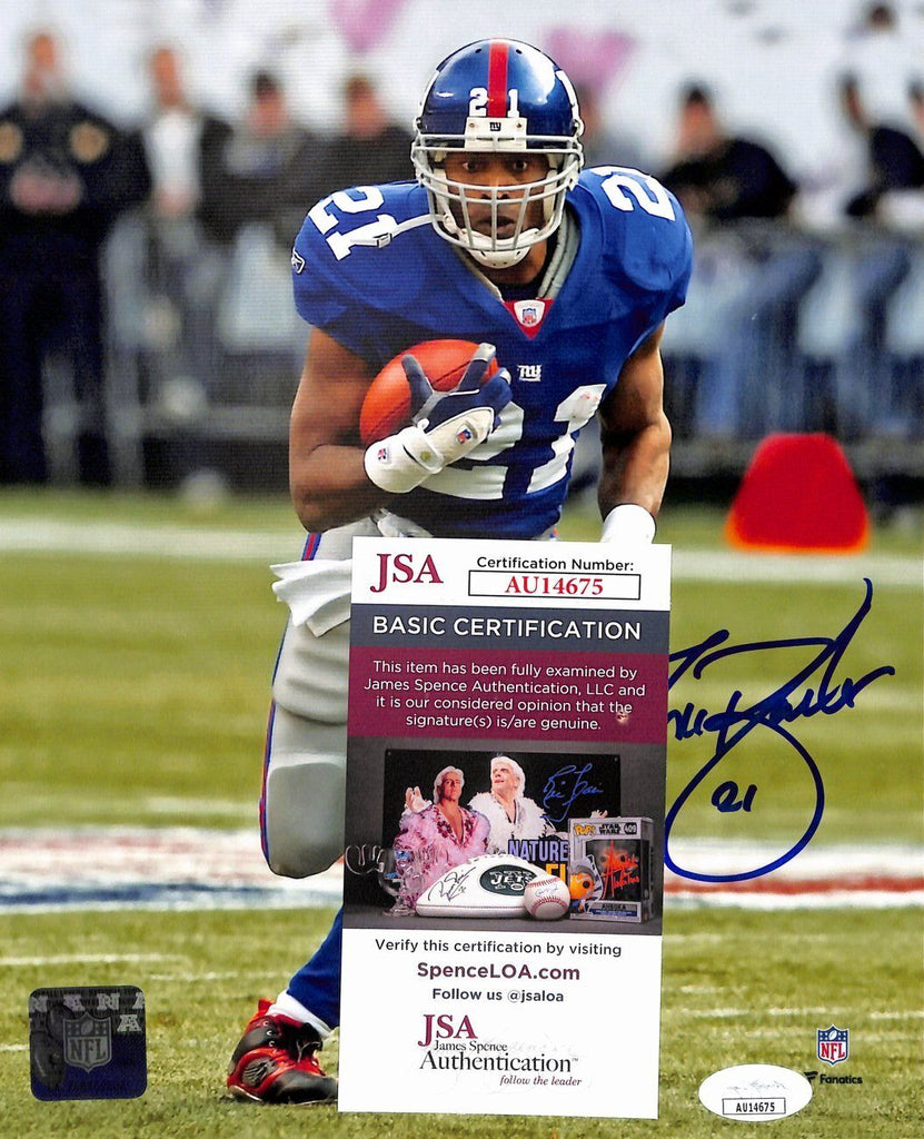 Tiki Barber Signed/Autographed 8x10 Photo New York Giants JSA 190189 ...
