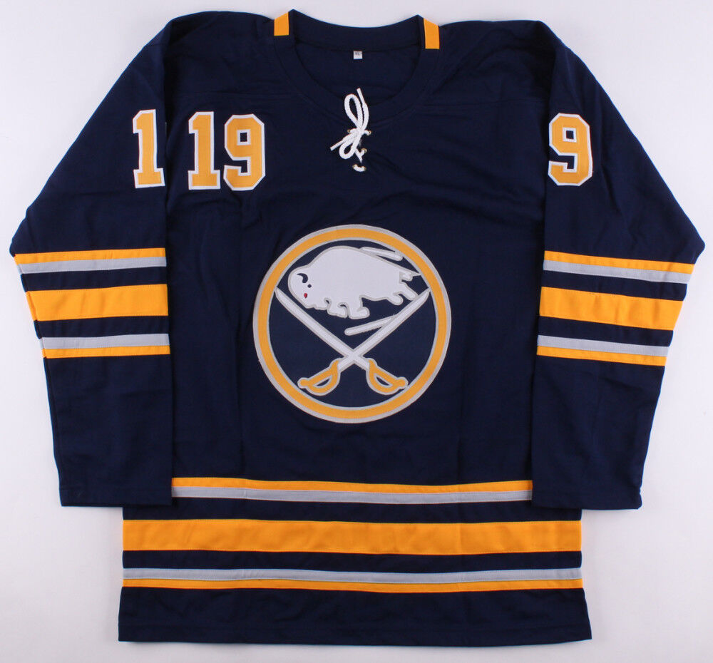 Jake McCabe Signed Sabres Jersey (Beckett COA) Playing career 2014-pre ...