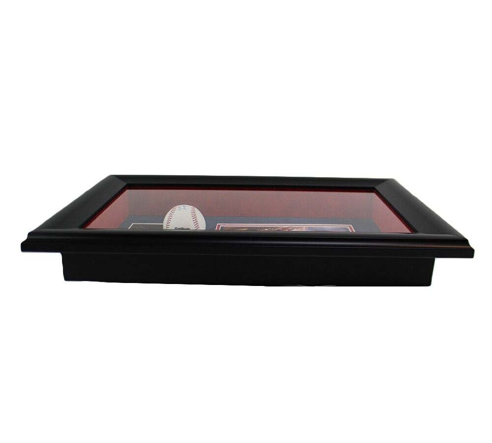 Greg Maddux Signed Atlanta Braves Shadowbox Framed Rawlings White Ball ...