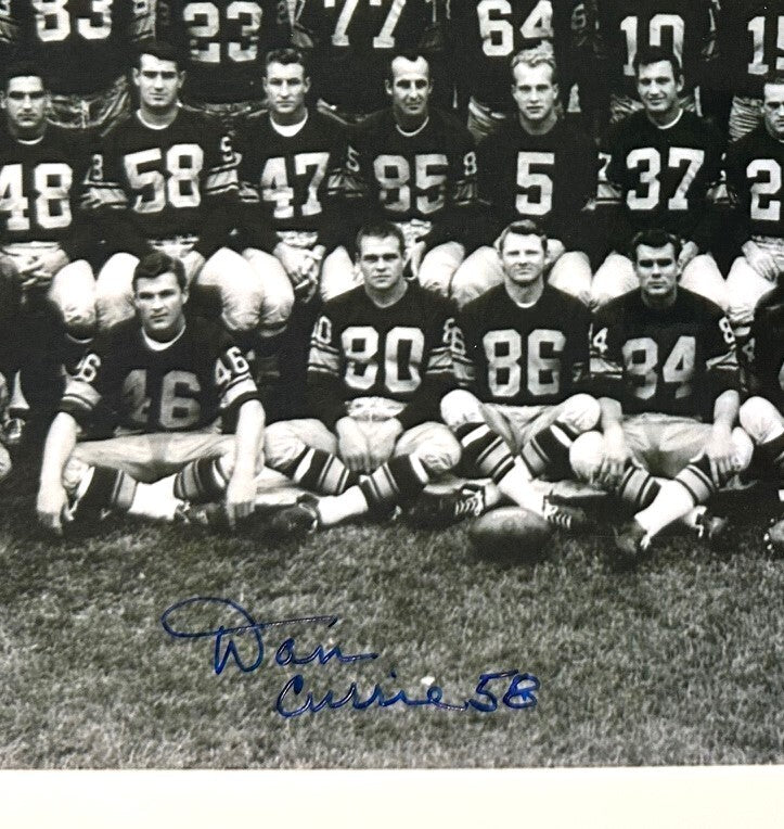 Packers 1958 Team Signed 8x10 Photo w/ 6 Sigs Howton Bettis Parilli Cu ...
