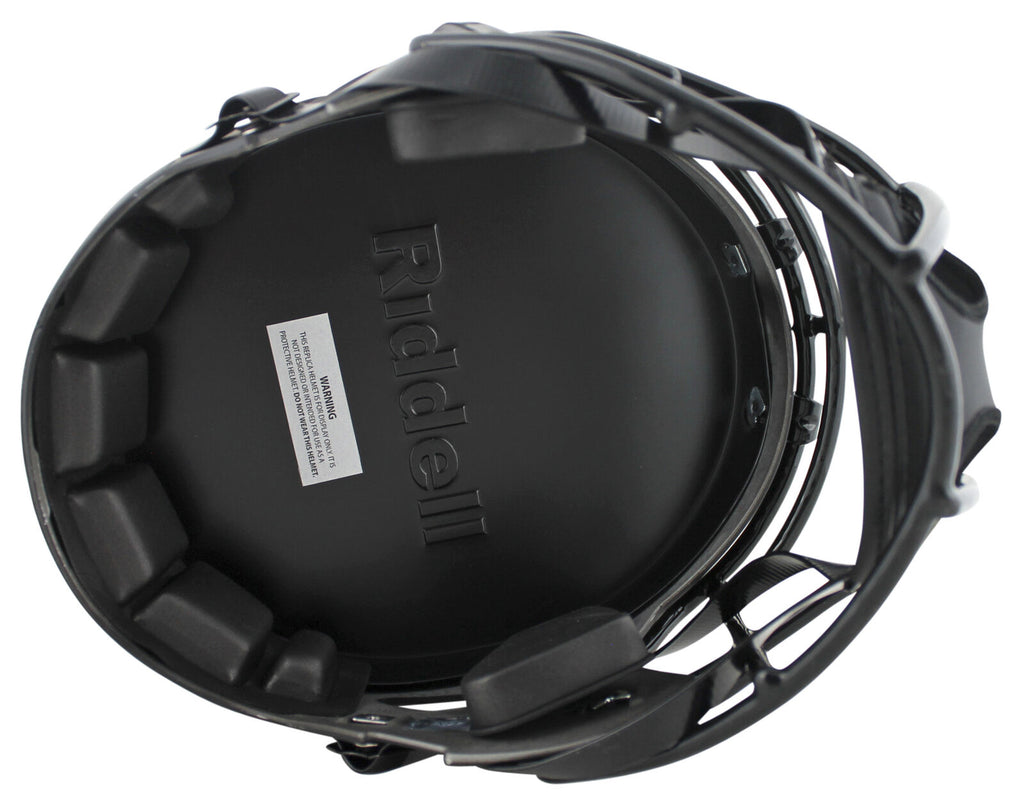 Patriots Tedy Bruschi Signed Eclipse Full Size Speed Rep Helmet BAS Wi ...