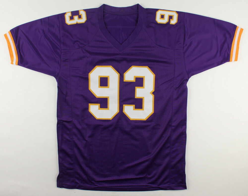John Randle Signed Minnesota Vikings Jersey (Schwartz COA) Hall of Fam ...
