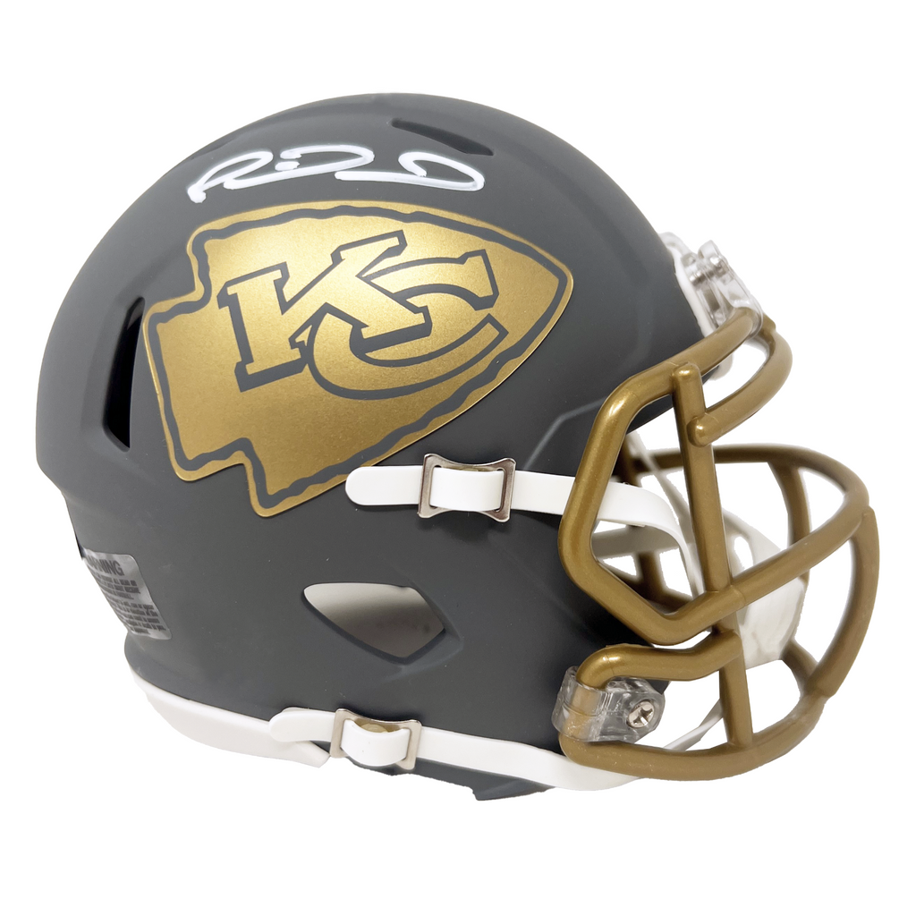 Patrick Mahomes Kansas City Chiefs Signed Riddell Slate Mini Helmet BA ...