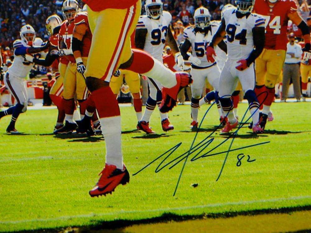 Mario Manningham Autographed 49ers 16x20 Catch Against Bills Photo- JS ...